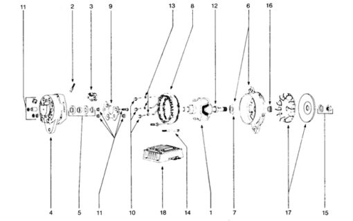 Alternator Exploded Views | AeroParts and Supply Southwest